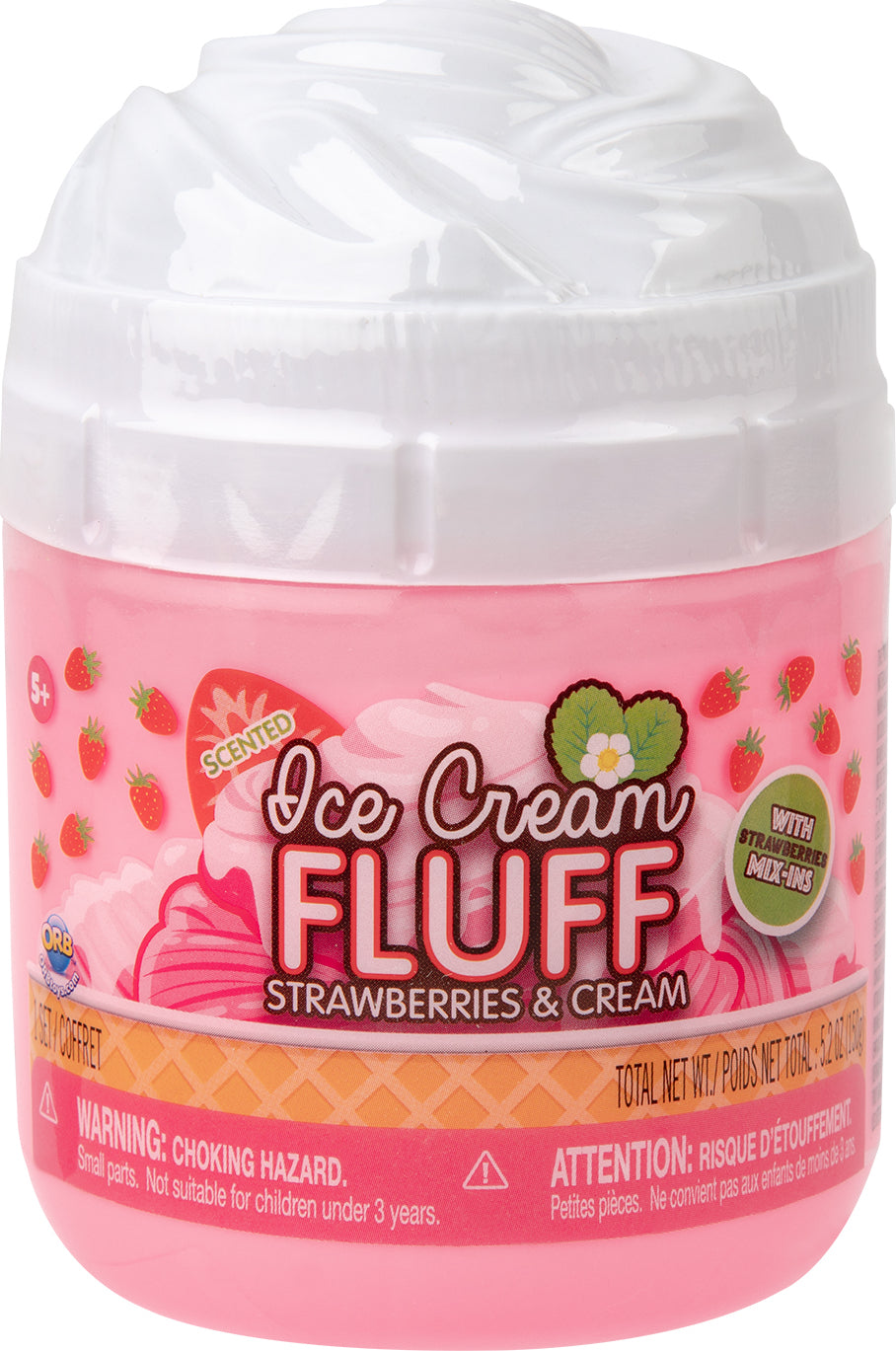 ORB Ice Cream Fluff - Strawberries and Cream – Toys and Sweets