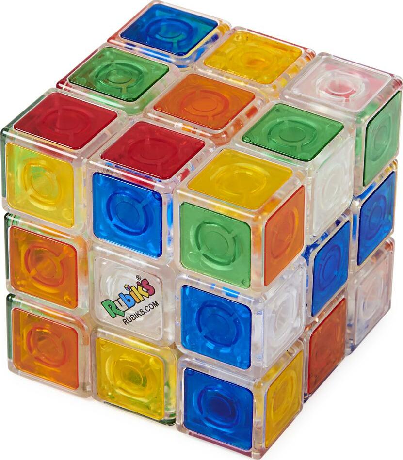 Rubik's 3x3 Crystal Cube - Transparent Twist on Classic Puzzle – Toys ...