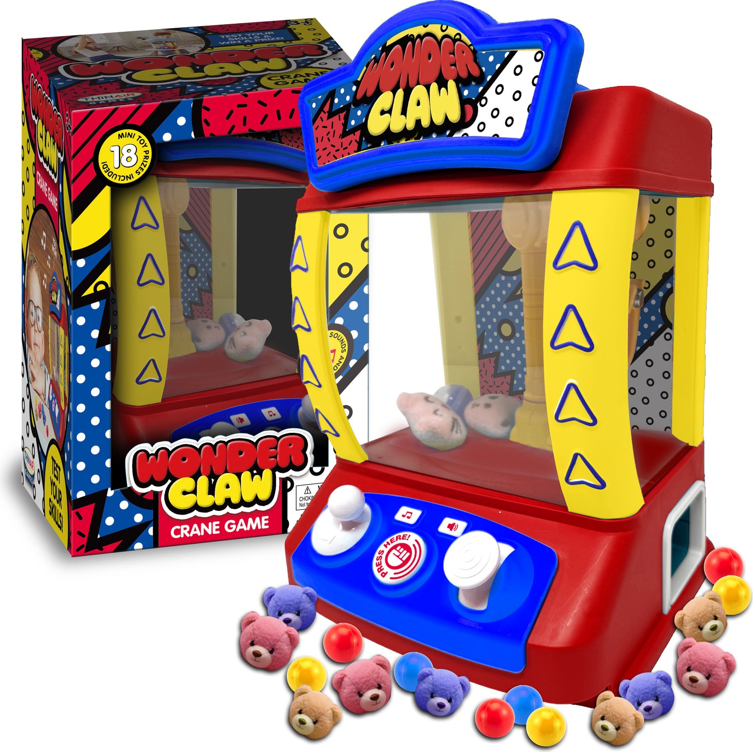 Wonder Claw Crane Game – The Ultimate Mini Arcade Toy – Toys and Sweets